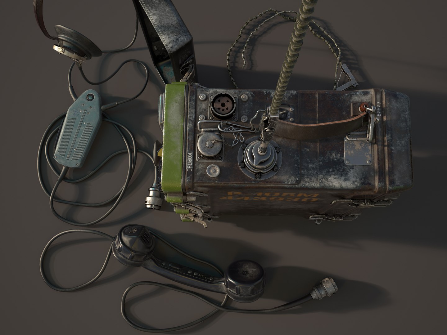 Vhf Radio Station R-105m 3D - TurboSquid 1532816