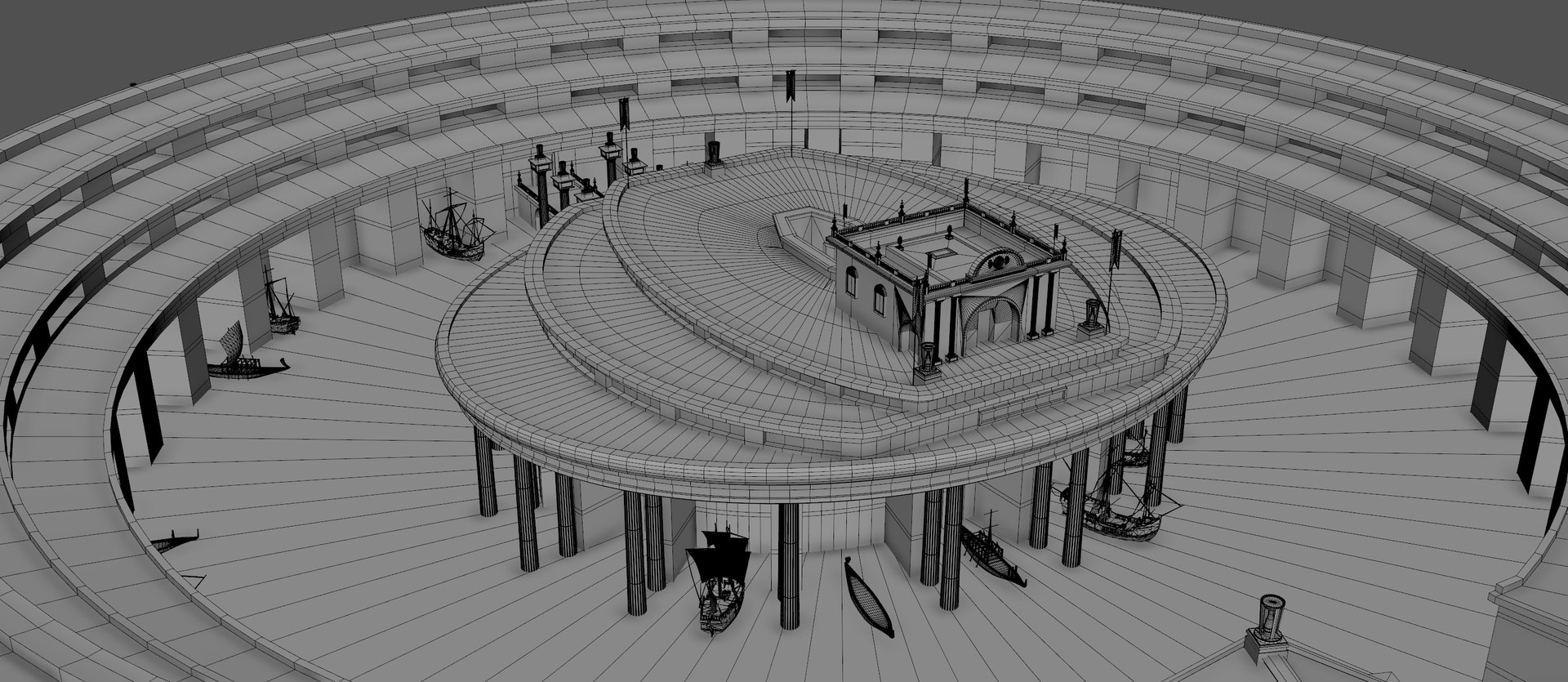 Carthage Port Structure 3D Model - TurboSquid 2380537