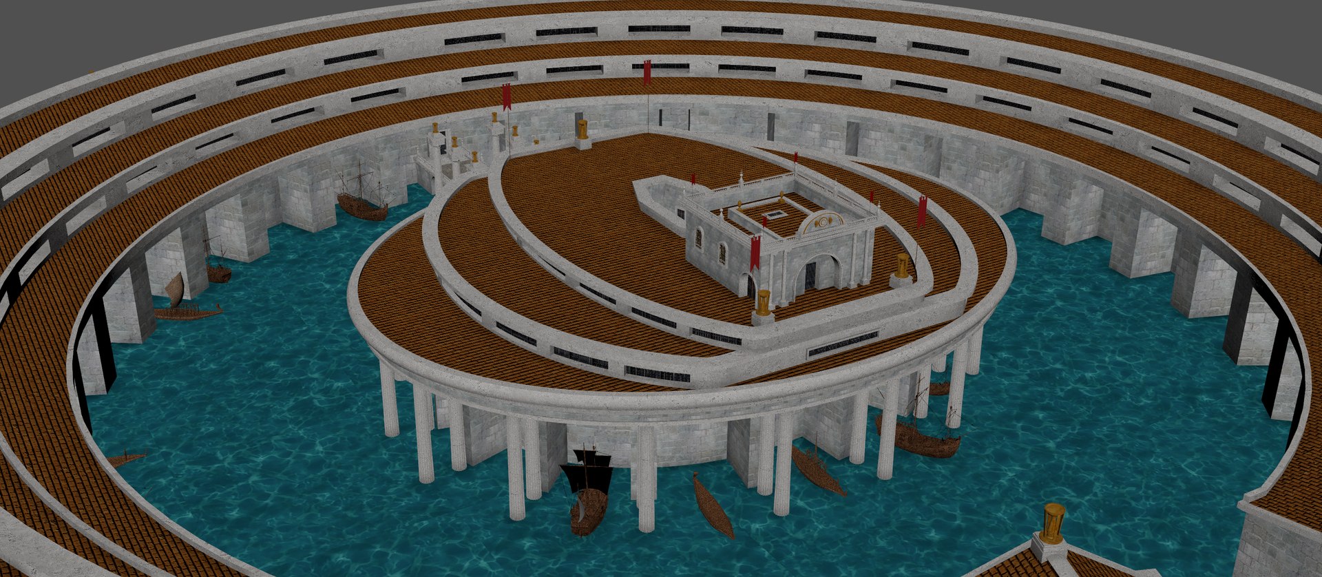 Carthage Port Structure 3D Model - TurboSquid 2380537