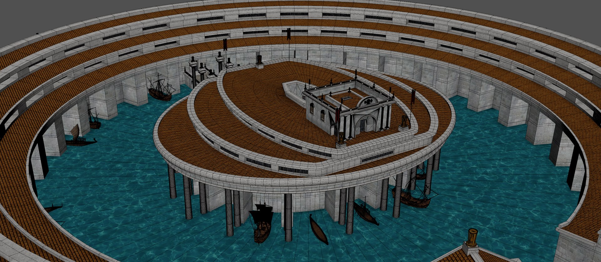 Carthage Port Structure 3D Model - TurboSquid 2380537