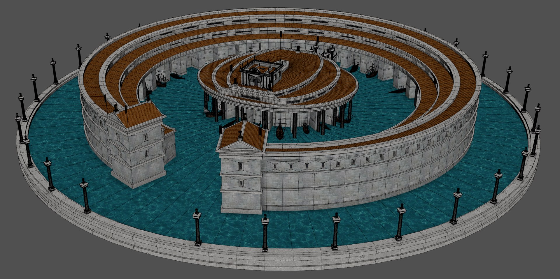 Carthage Port Structure 3D Model - TurboSquid 2380537