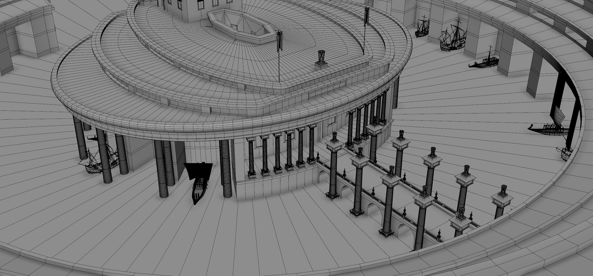 Carthage Port Structure 3D Model - TurboSquid 2380537