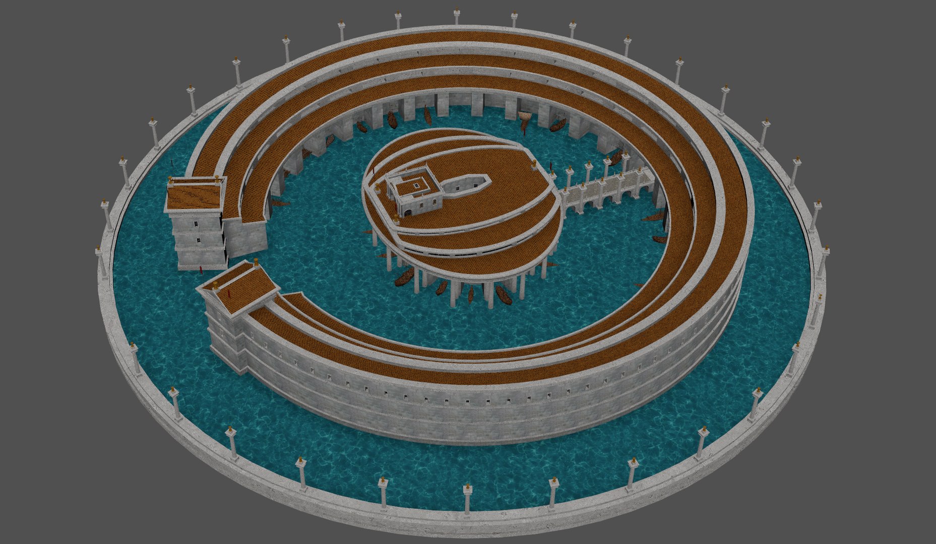 Carthage Port Structure 3D Model - TurboSquid 2380537