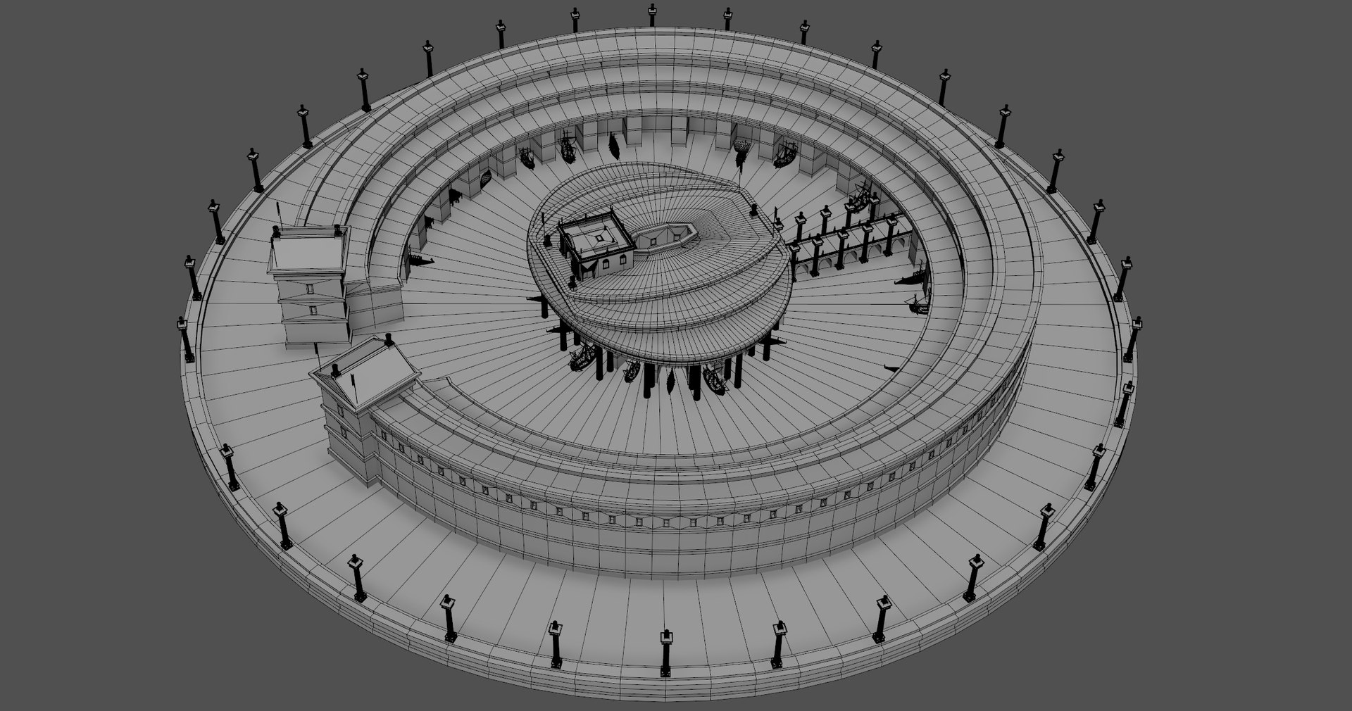 Carthage Port Structure 3D Model - TurboSquid 2380537