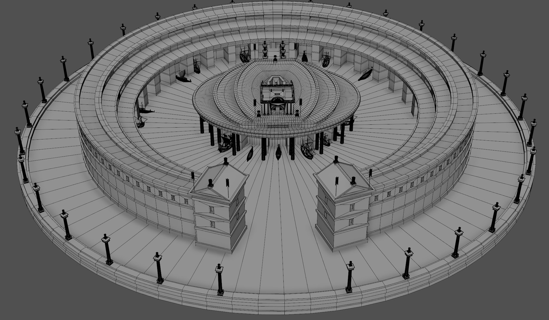 Carthage Port Structure 3D Model - TurboSquid 2380537