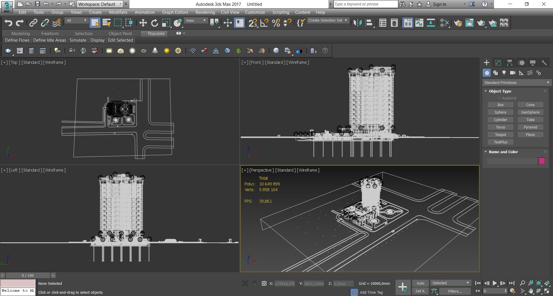 3D Multi-storey Building Model - TurboSquid 2091724