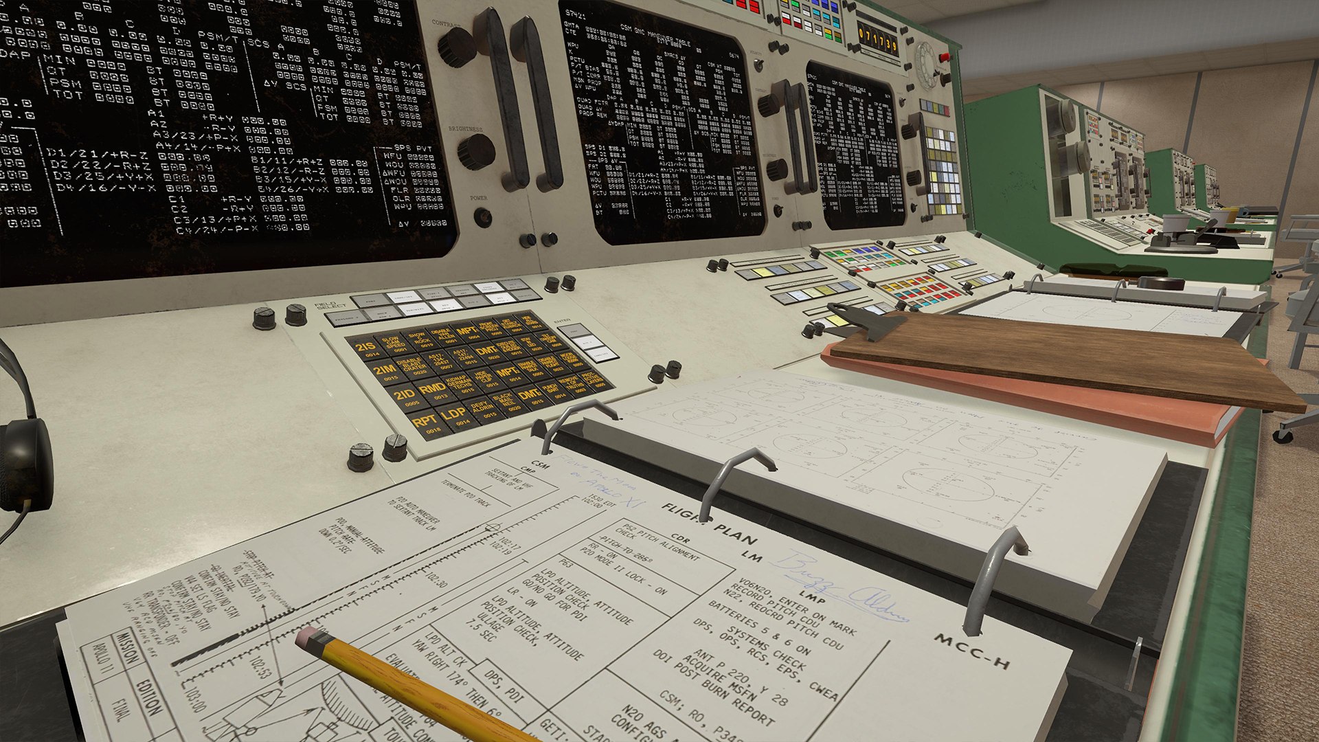 3D NASA Apollo 11 Mission Control Room MOCR2 1969 - TurboSquid 2047164