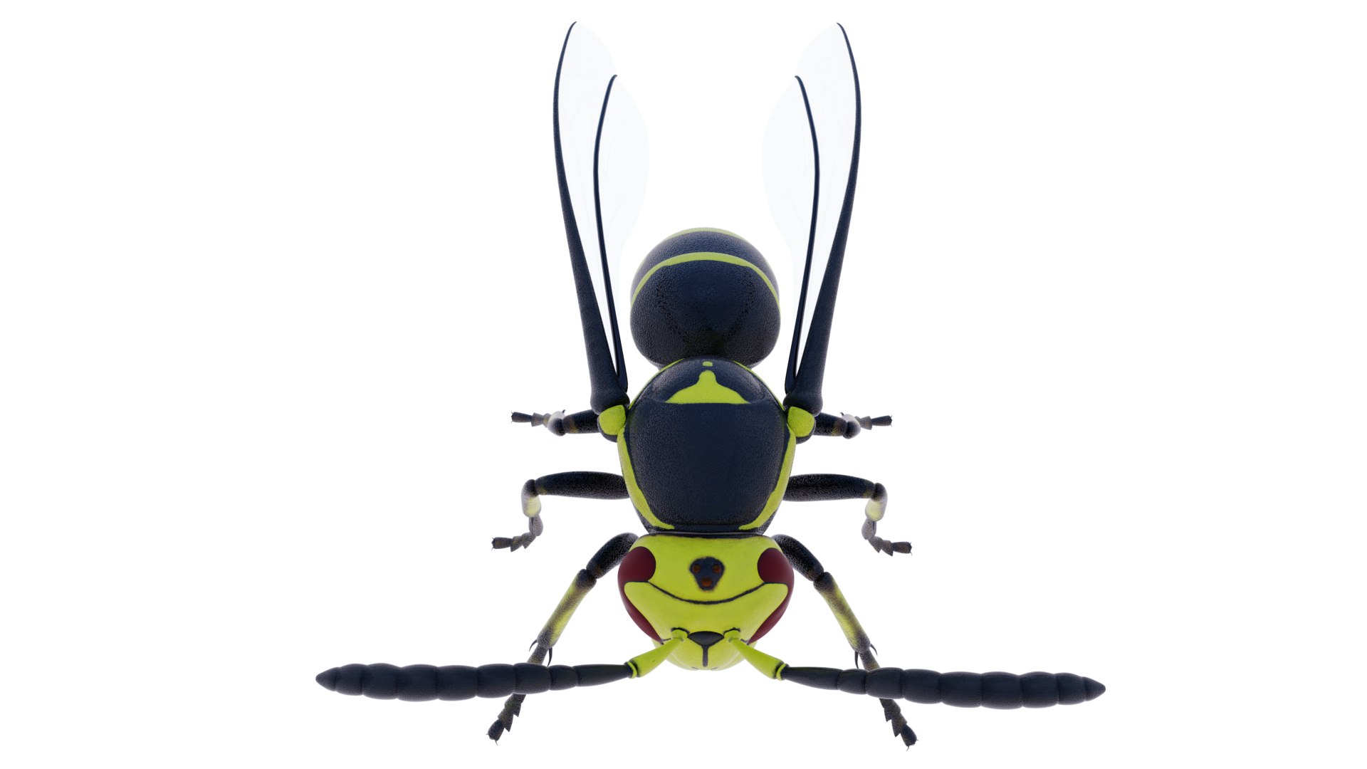 Wasp insect bug model - TurboSquid 1517670