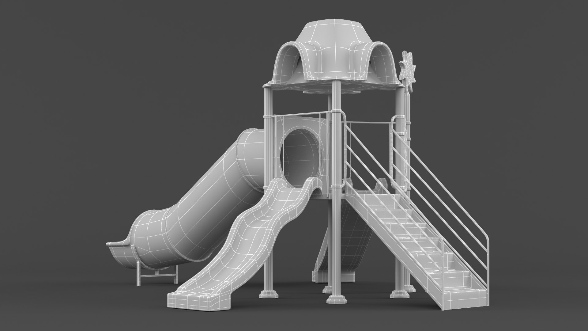 Children Slide Playground 3D model - TurboSquid 2014078