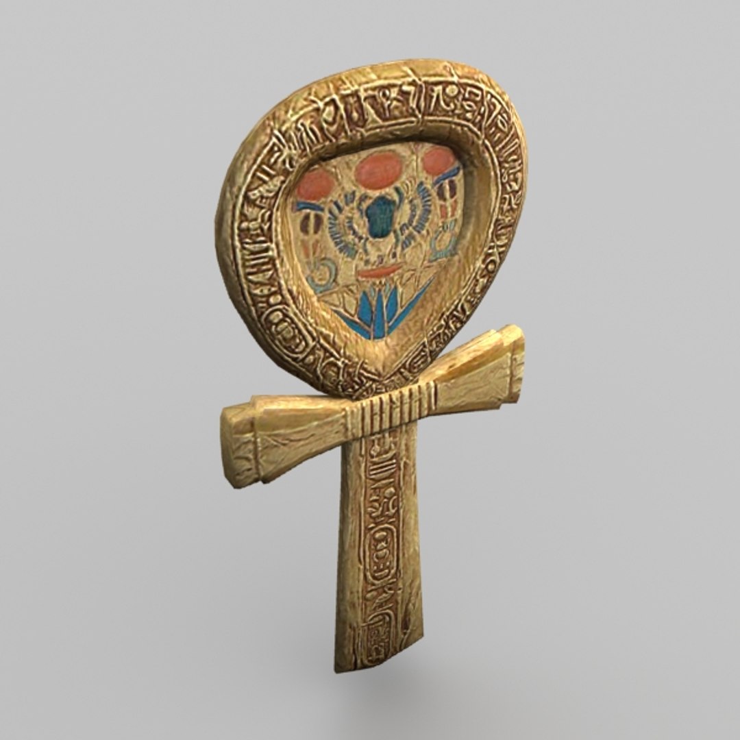 3d Model Of Ankh