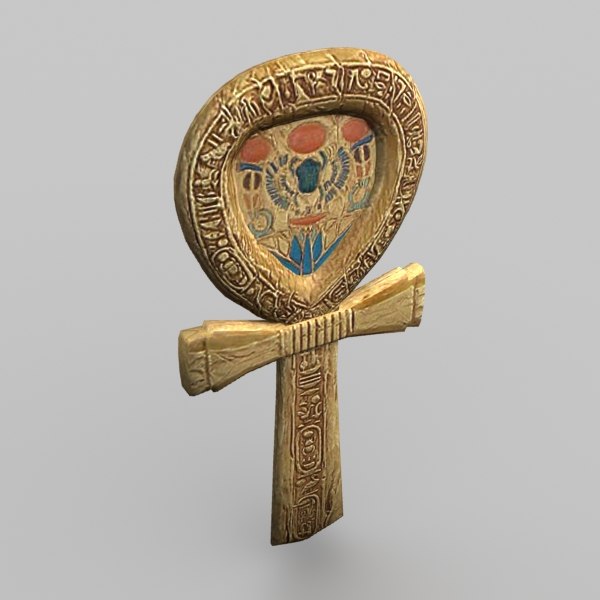 3d model of ankh