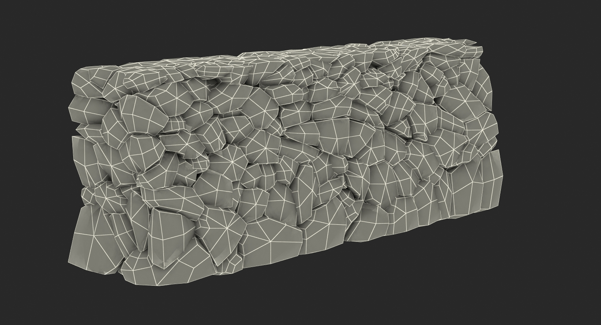 Block Stone Wall Model - TurboSquid 1408782