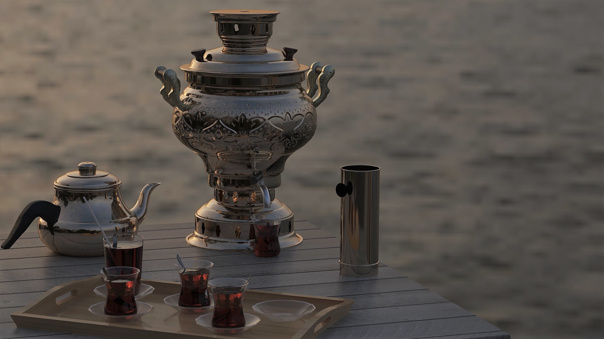 Samovar 3d Max