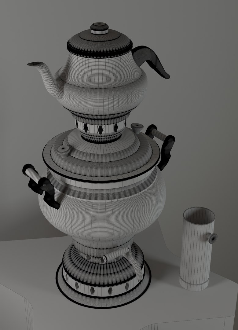 Samovar 3d Max
