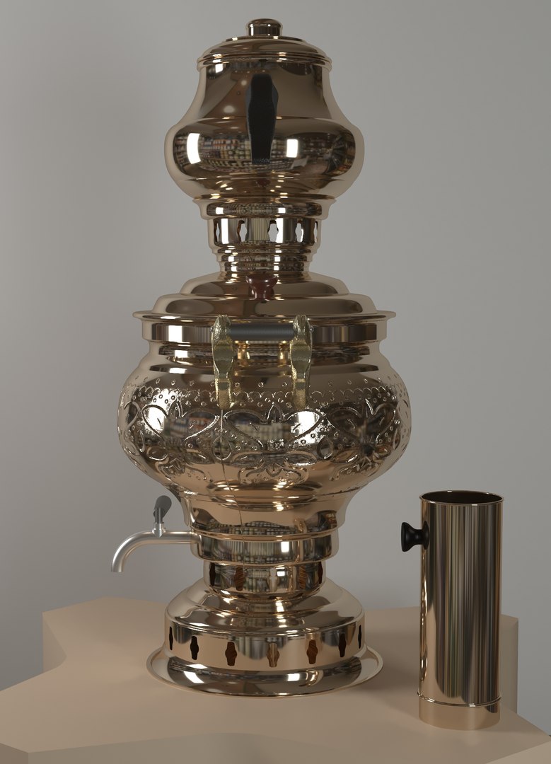 Samovar 3d Max