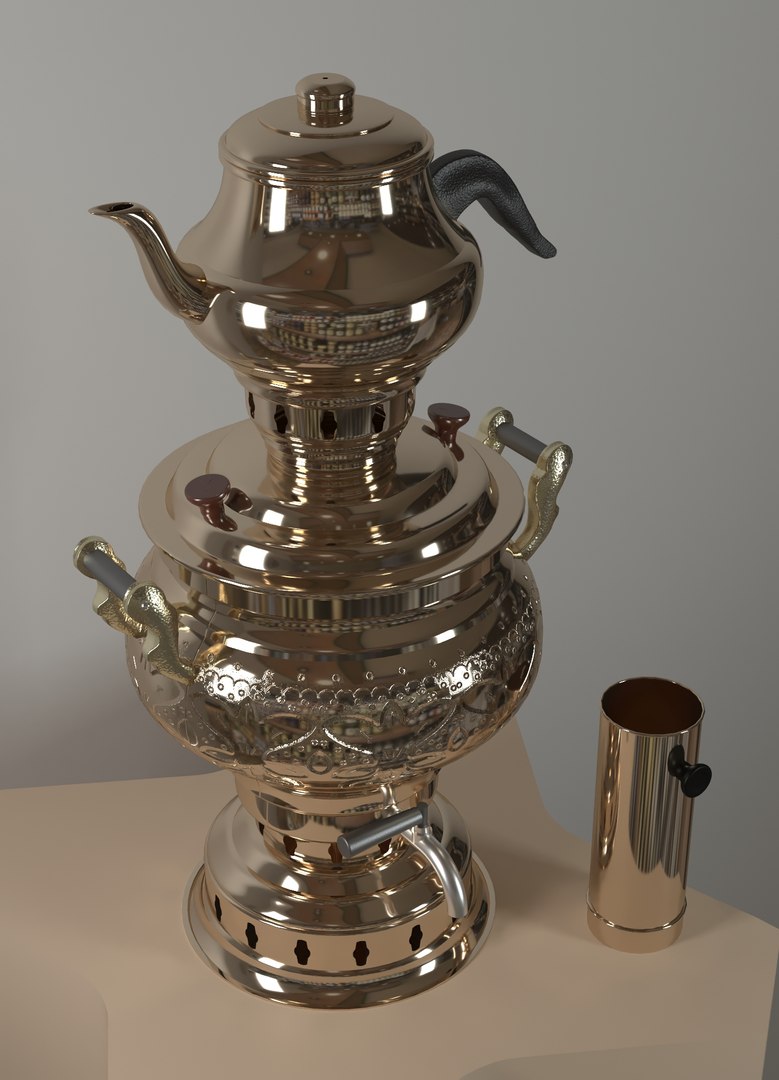Samovar 3d Max