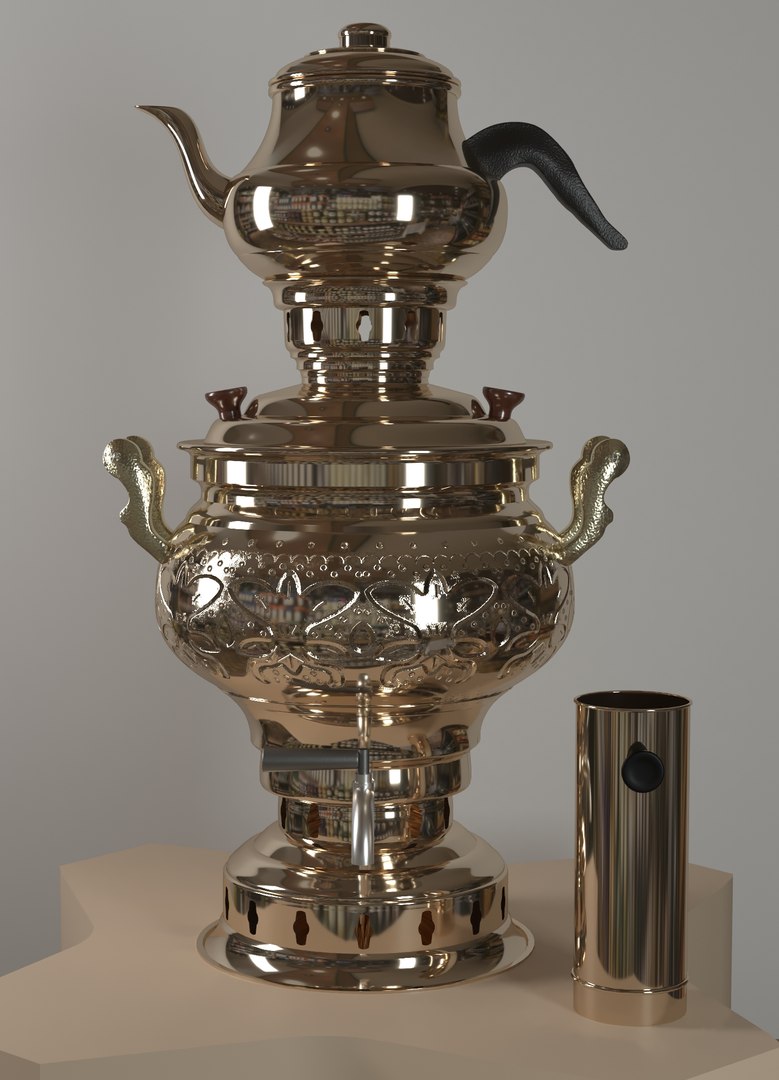 Samovar 3d Max