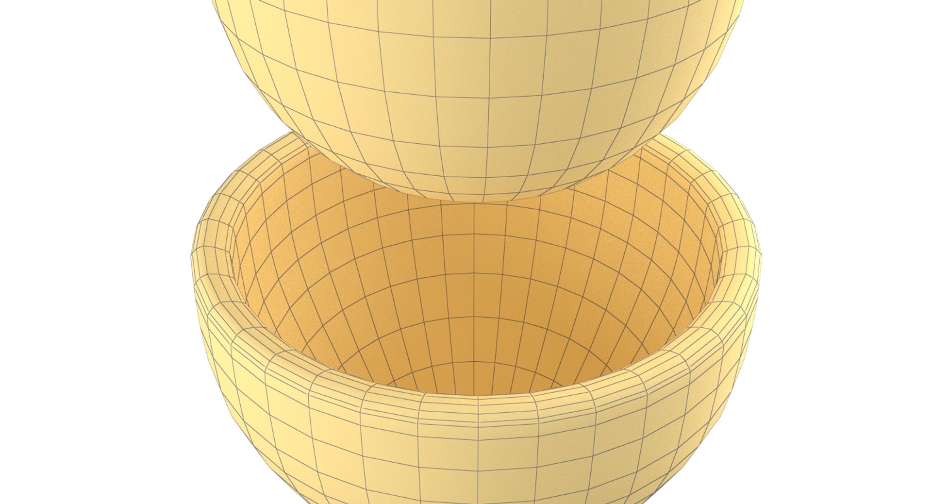 3d soft boiled egg model
