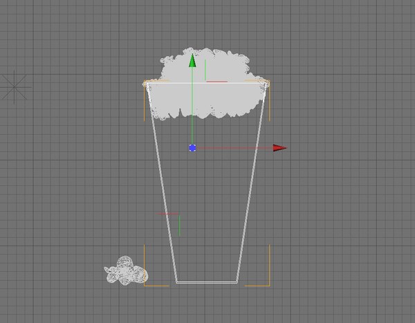 free popcorn 3d model