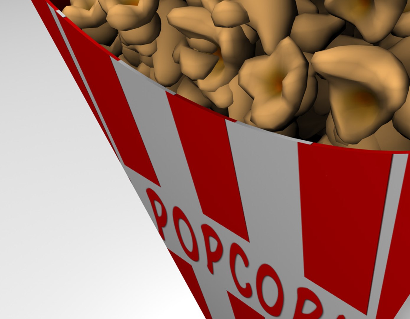 Free Popcorn 3d Model