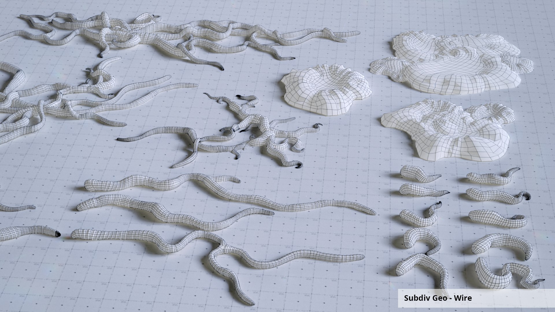3D Model Alien Tendrils 22 Variants - TurboSquid 1480238