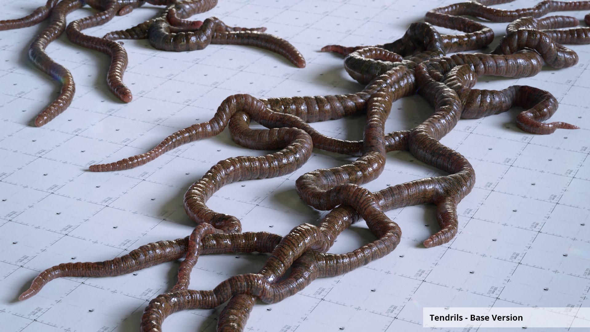 3D Model Alien Tendrils 22 Variants - TurboSquid 1480238