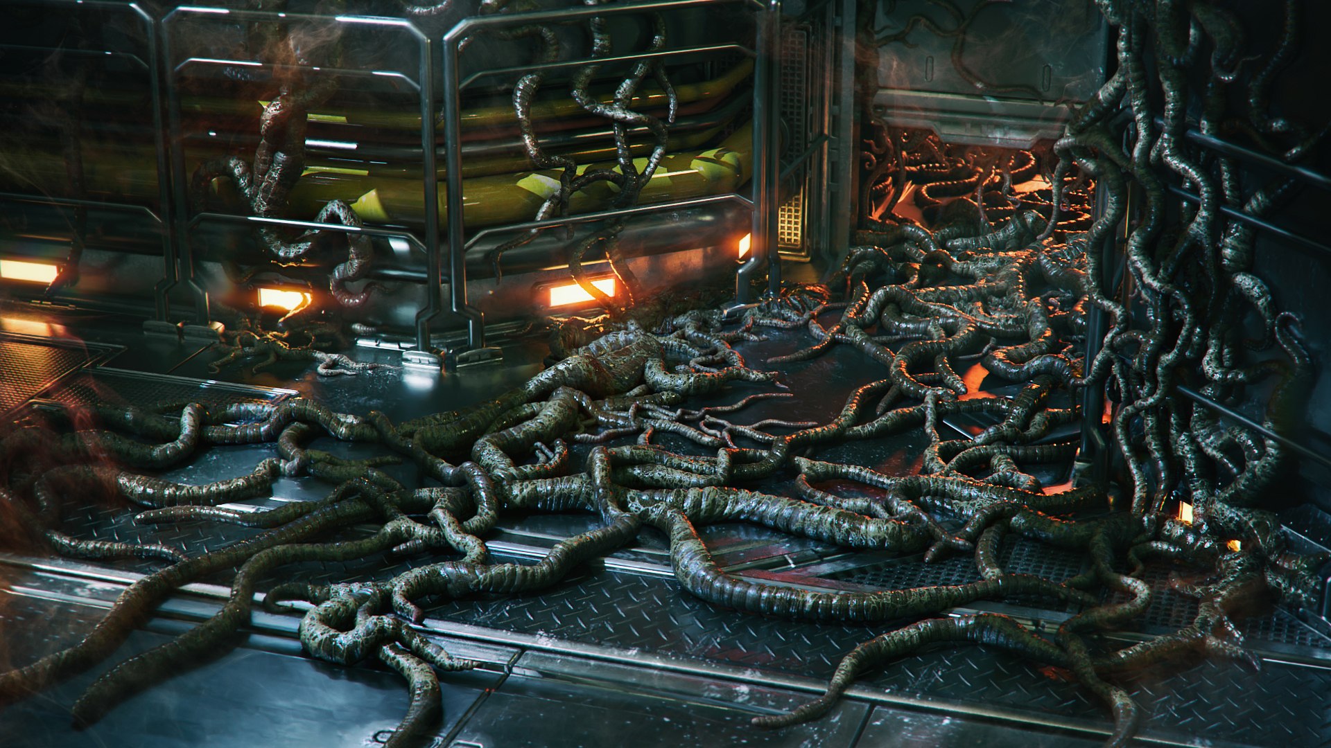 3D Model Alien Tendrils 22 Variants - TurboSquid 1480238