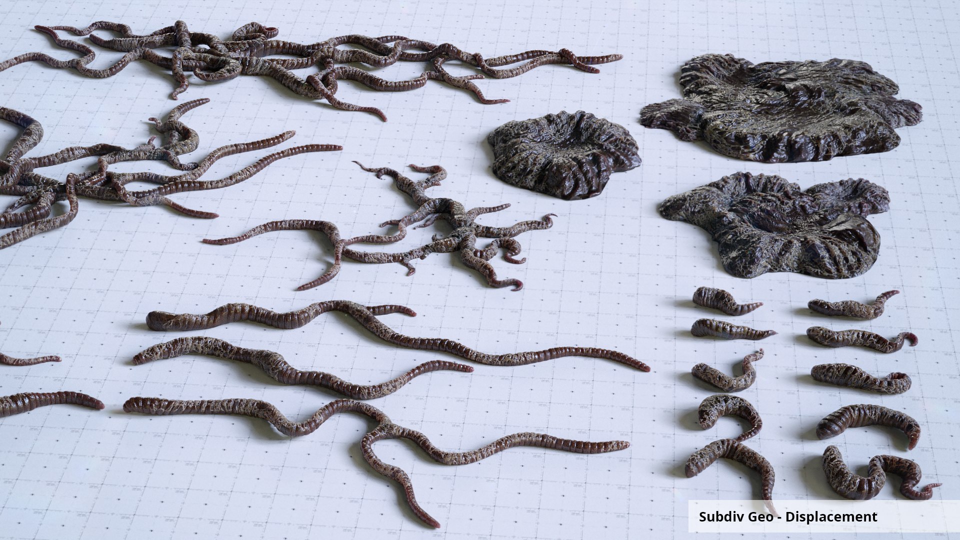 3D Model Alien Tendrils 22 Variants - TurboSquid 1480238