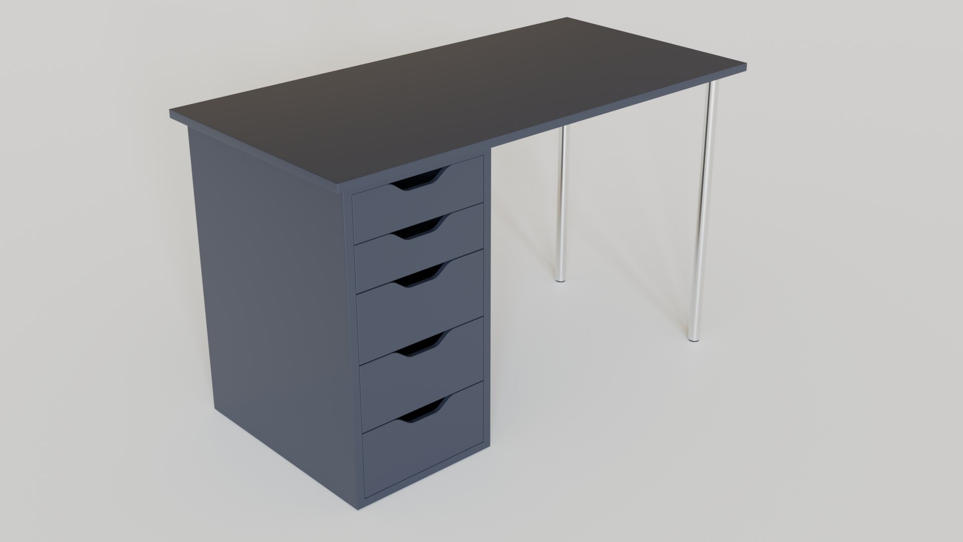 3D Office Desk Model - TurboSquid 1492957