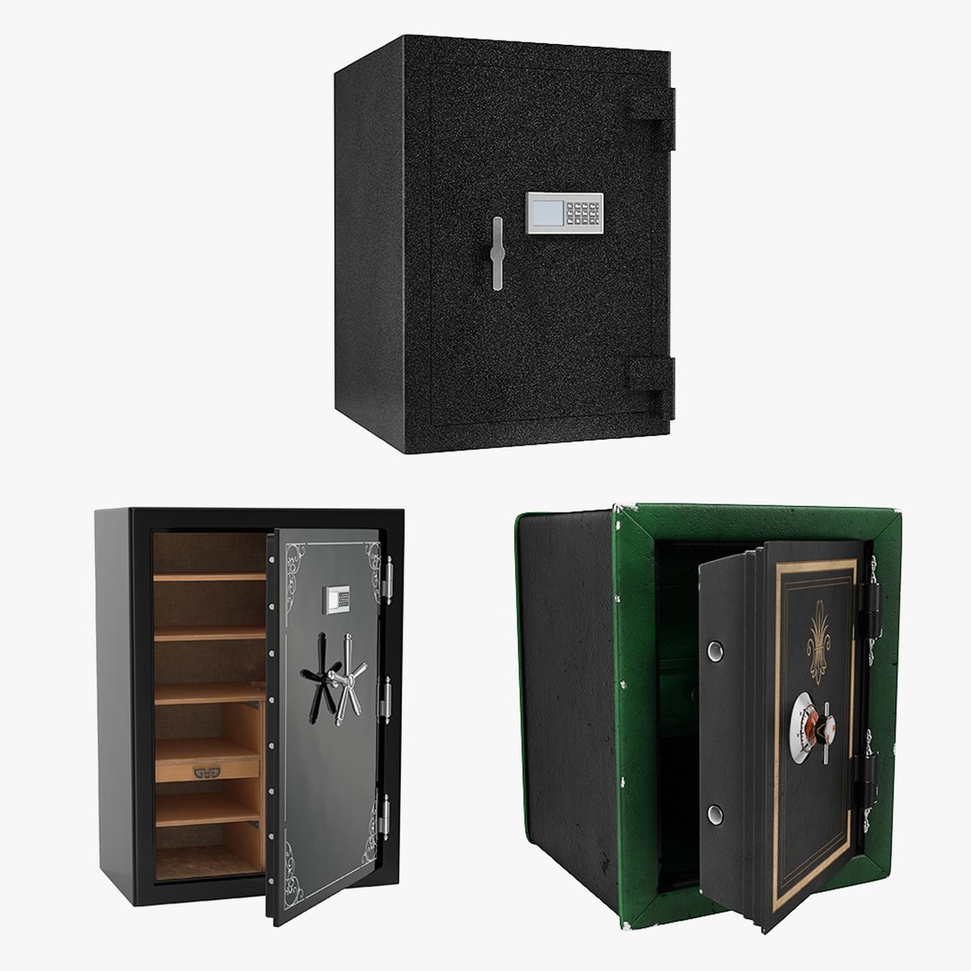 3D Model Safes Collection 3 - TurboSquid 1930821