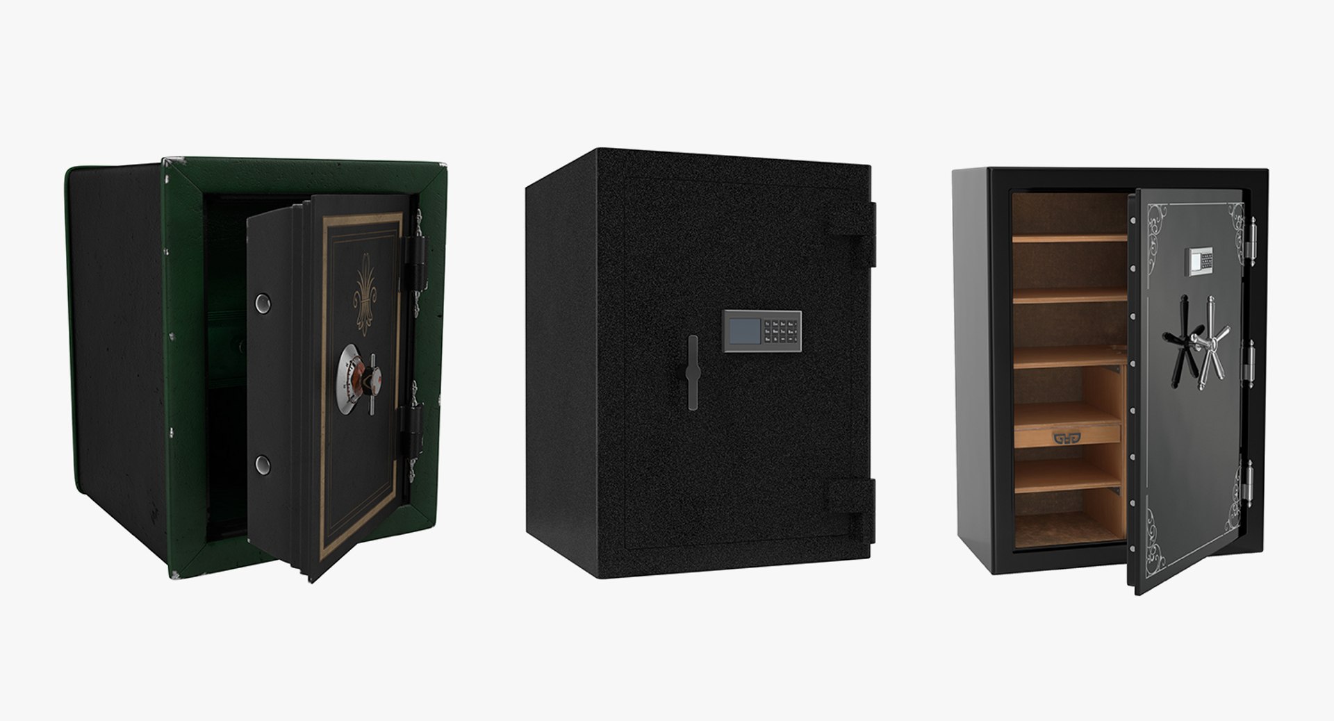 3D Model Safes Collection 3 - TurboSquid 1930821