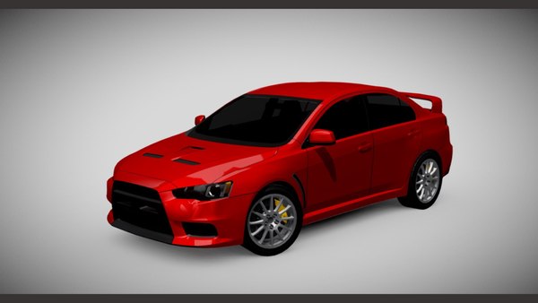 Lancer Evolution 3D Models for Download | TurboSquid