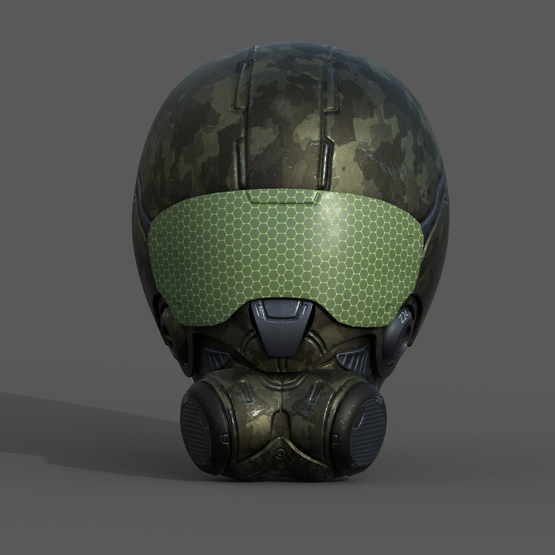 3D helmet sci fi - TurboSquid 1476479