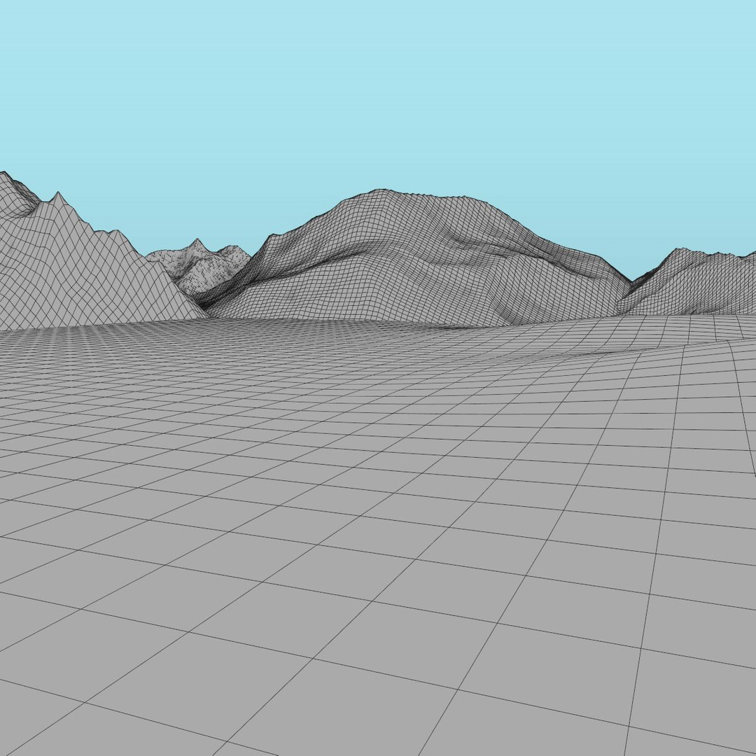 Grassland Grass 3d Model
