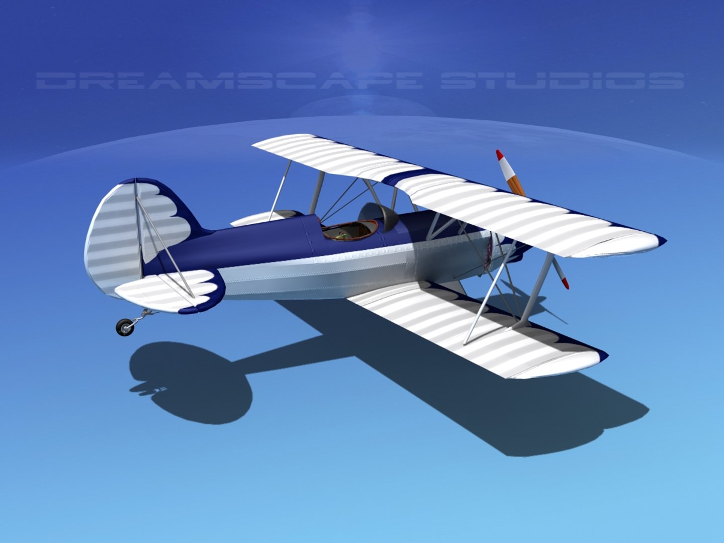 Propeller Acro Sport Biplane Dxf