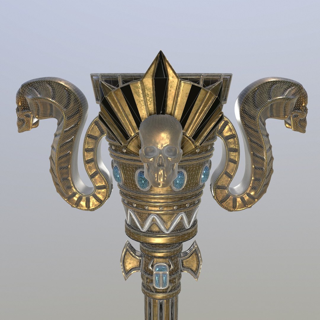 Fantasy torch 3D model - TurboSquid 1254787