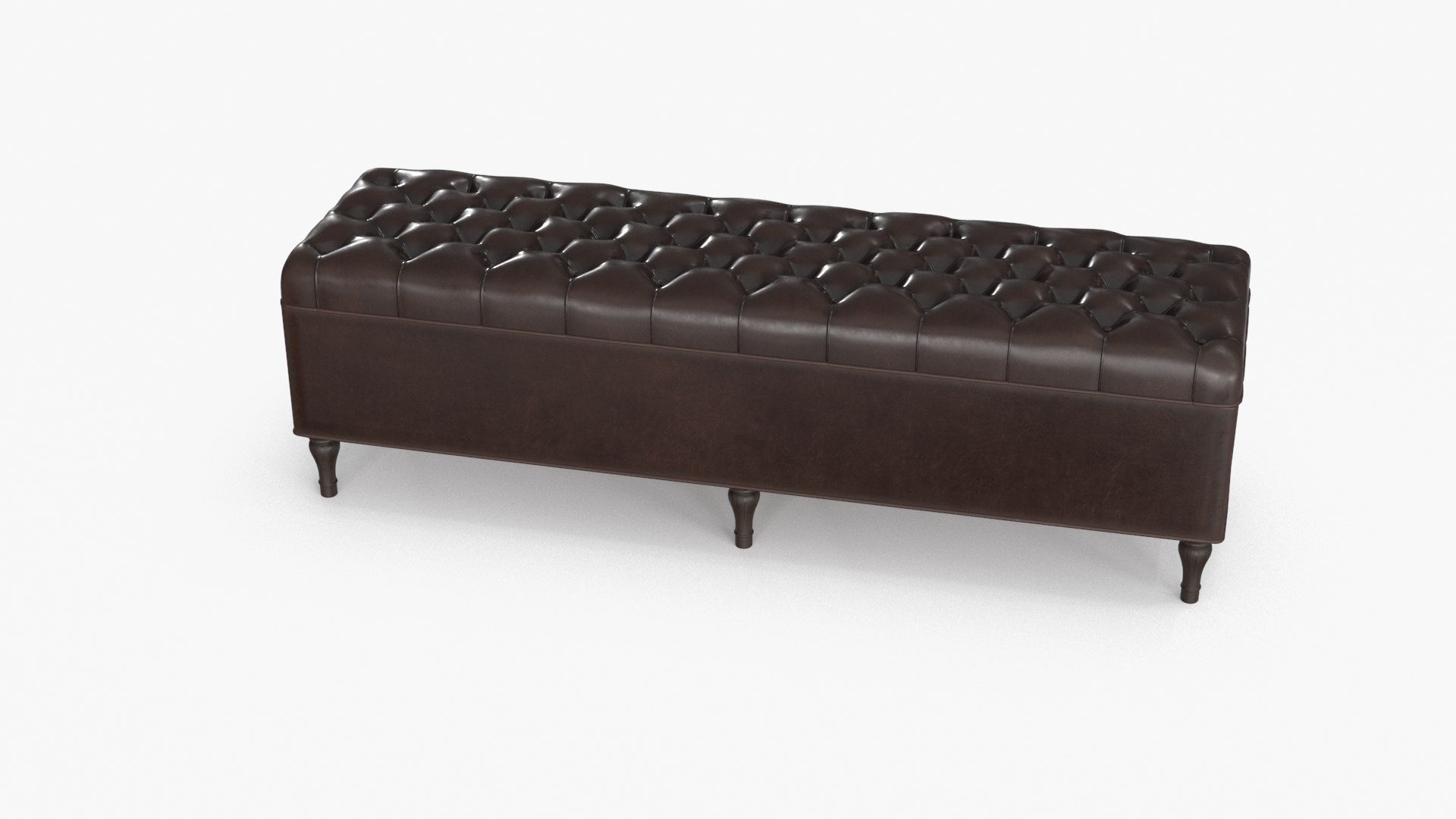 Tufted Upholstered Storage Bench 3D Model - TurboSquid 2127736
