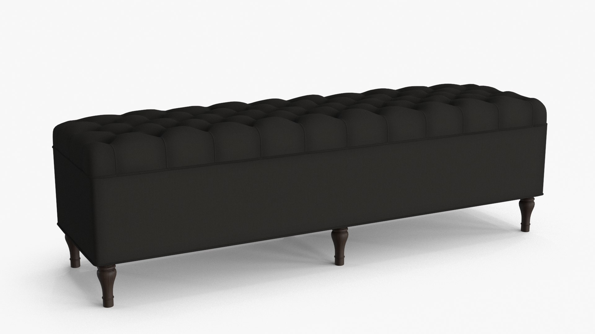 Tufted Upholstered Storage Bench 3D Model - TurboSquid 2127736