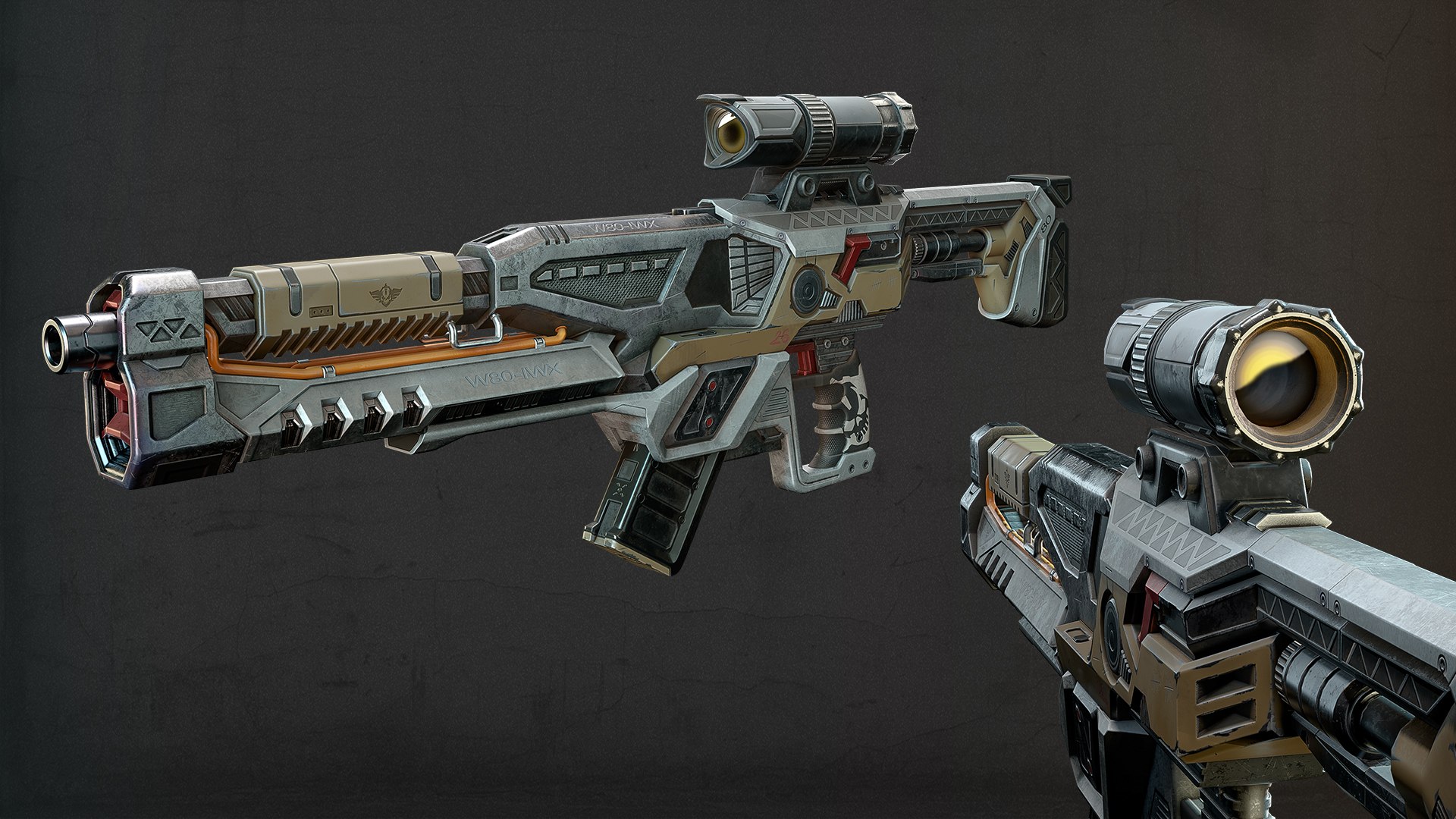 Futuristic Assault Rifle 3D Model - TurboSquid 2212348