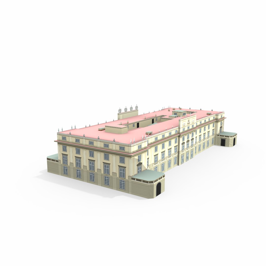 3d Model Liria Palace Madrid House