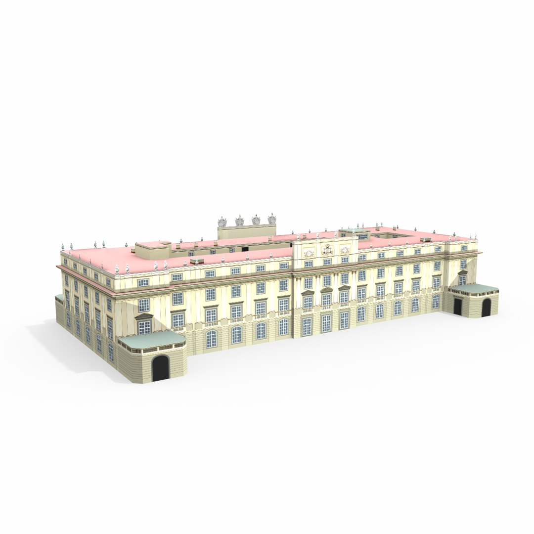 3d Model Liria Palace Madrid House