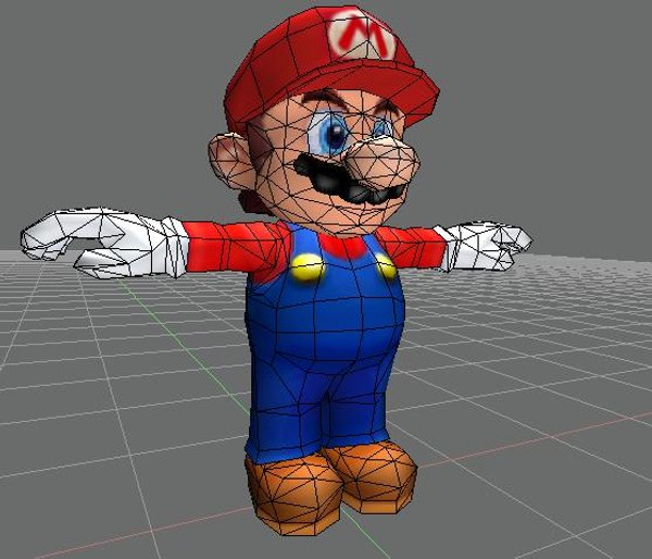 free mario bros 3d model
