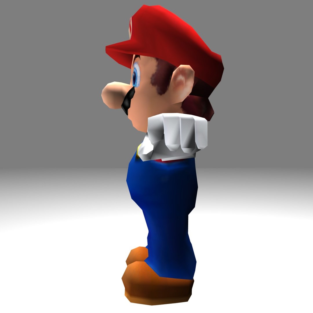 Free Mario Bros 3d Model