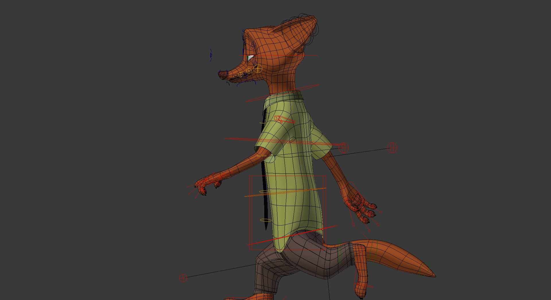 3d Character Nick Wilde Zootopia Model