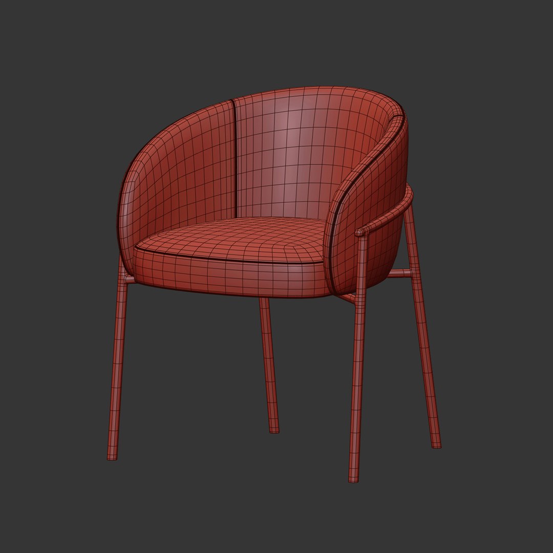 Parla Rimo Chair 3D - TurboSquid 2246446