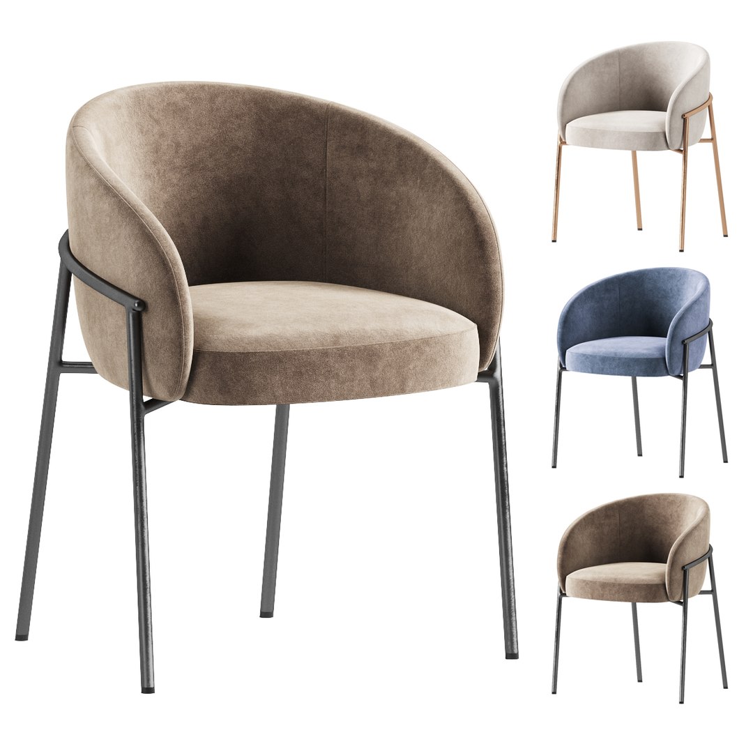 Parla Rimo Chair 3D - TurboSquid 2246446