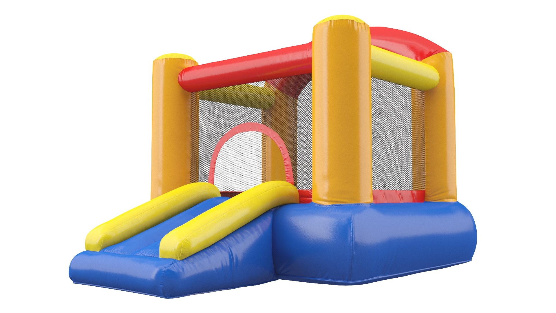 3D Inflatable Castle - TurboSquid 1501229