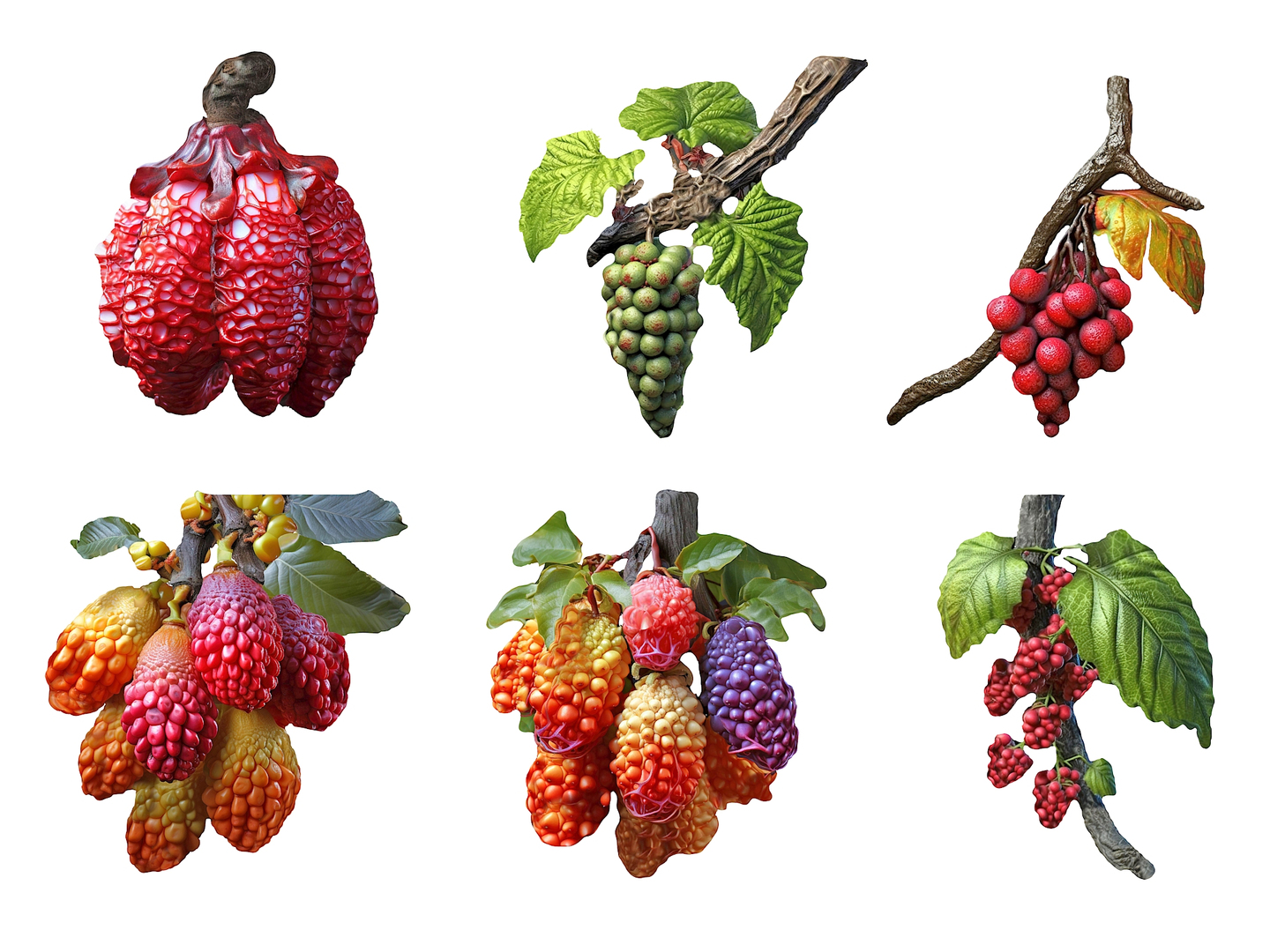 Magical Fruits 3D model - TurboSquid 2102058