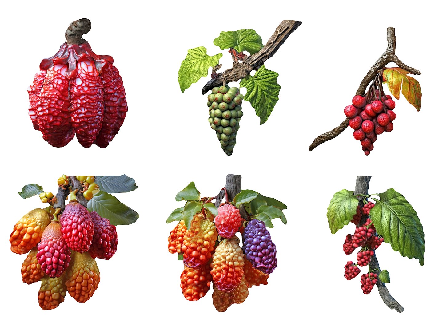 Magical Fruits 3D model - TurboSquid 2102058