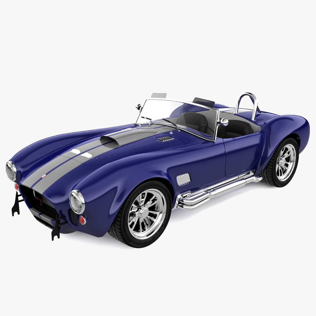 3d model realistic shelby cobra 427